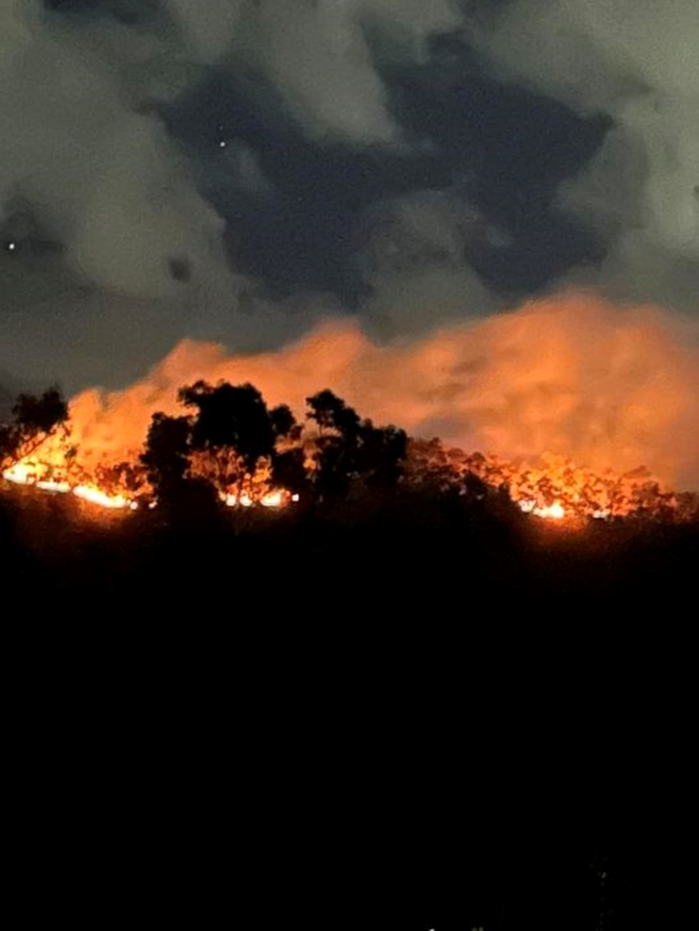 Blaze on Birnam Range - Beaudesert Times