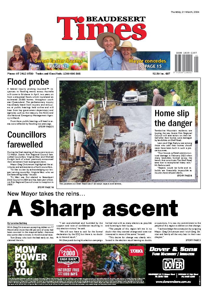 Beaudesert Times - 21st March 2024 - Beaudesert Times