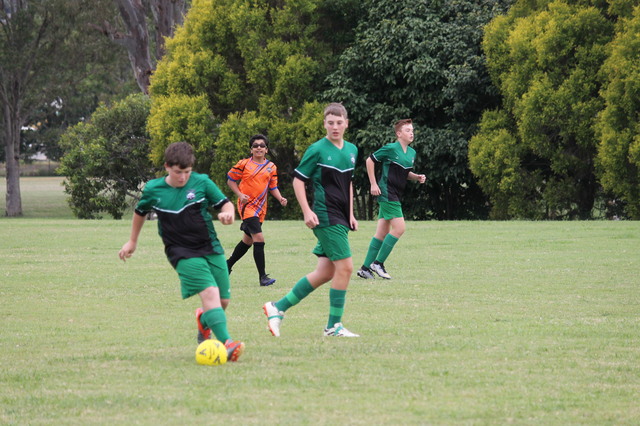 Rangers kicking goals - Beaudesert Times